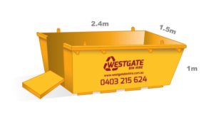 3m3 Waste Skip Bin - Westgate Bin Hire