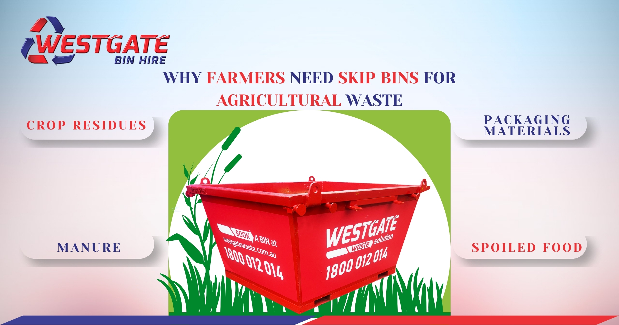 Why Farmers Need Skip Bins for Agricultural Waste - Westgate Bin Hire