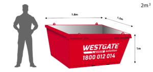 2m3 Waste Skip Bin Hire Melbourne | Westgate Bin Hire